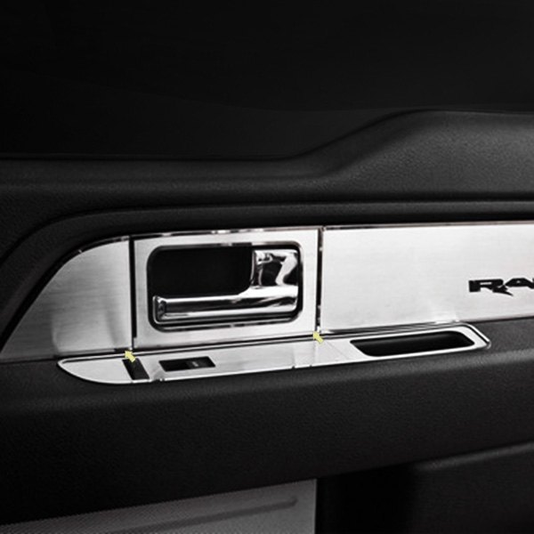 American Car Craft® 771029 - Brushed Front Door Panel Inserts