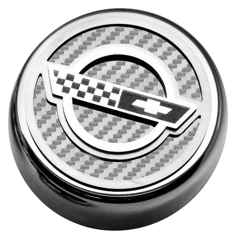 American Car Craft® 023002-WHT - C4 Style Chrome White Carbon Fiber ...