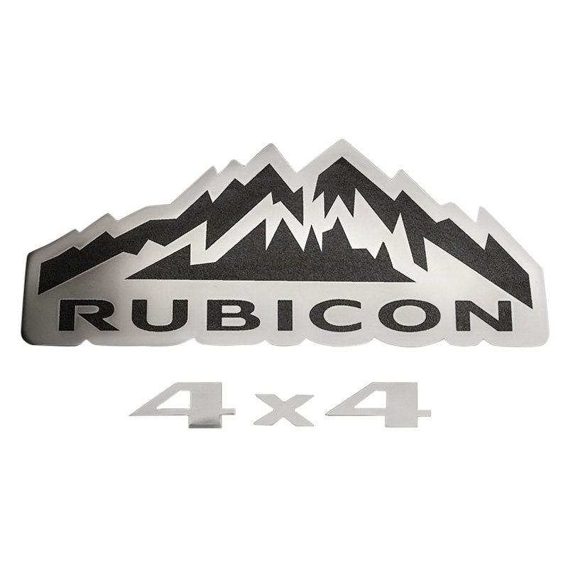 ACC® - Jeep Wrangler JK 2018 "Rubicon 4 x 4" Exterior Emblems
