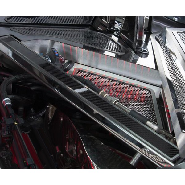 American Car Craft® 883027 - Polished Rear Crossmember Covers with ...