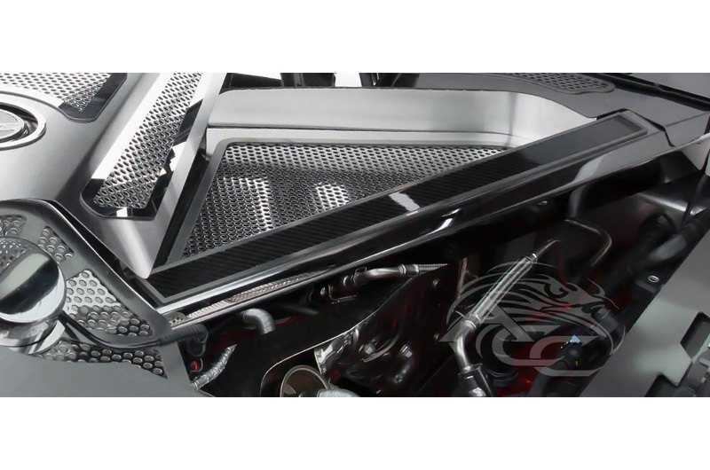 American Car Craft® 883027 - Polished Rear Crossmember Covers with ...