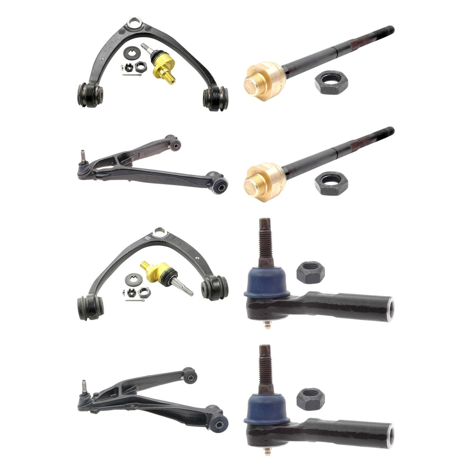 ACDelco® BNDL-150844 - Professional™ Front Lower and Upper Control Arm ...