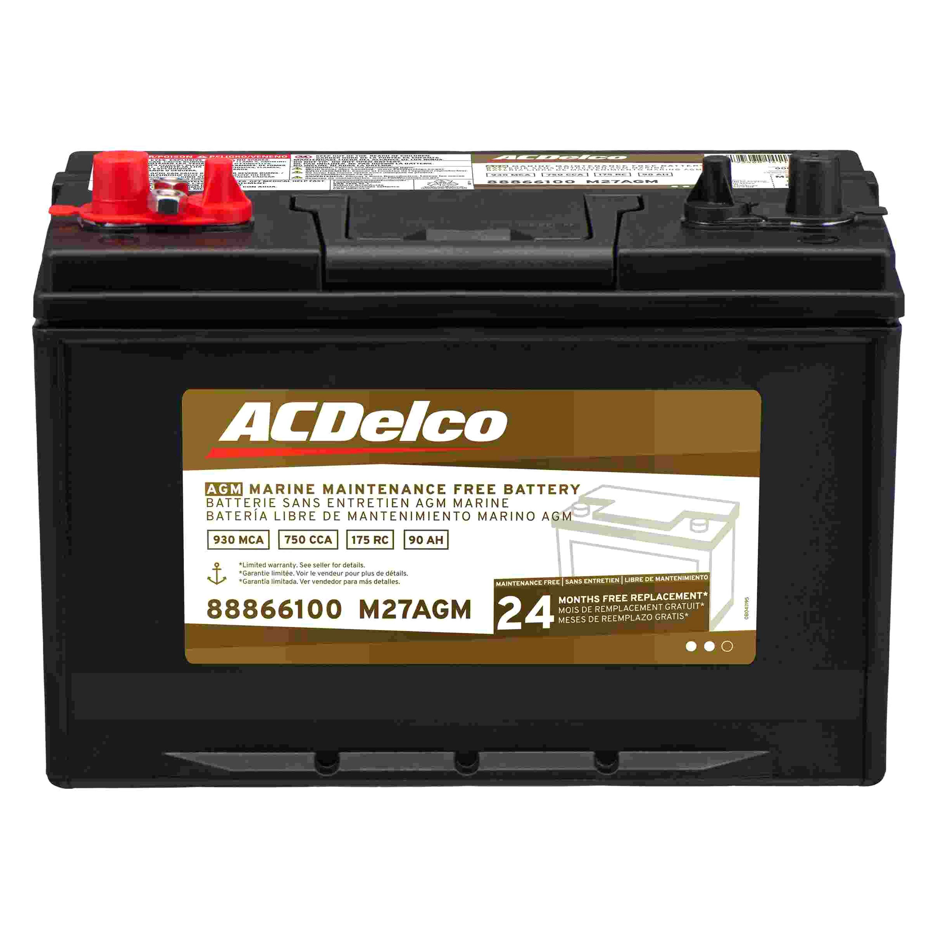 ACDelco® M27AGM - Professional™ Gold Series AGM Battery