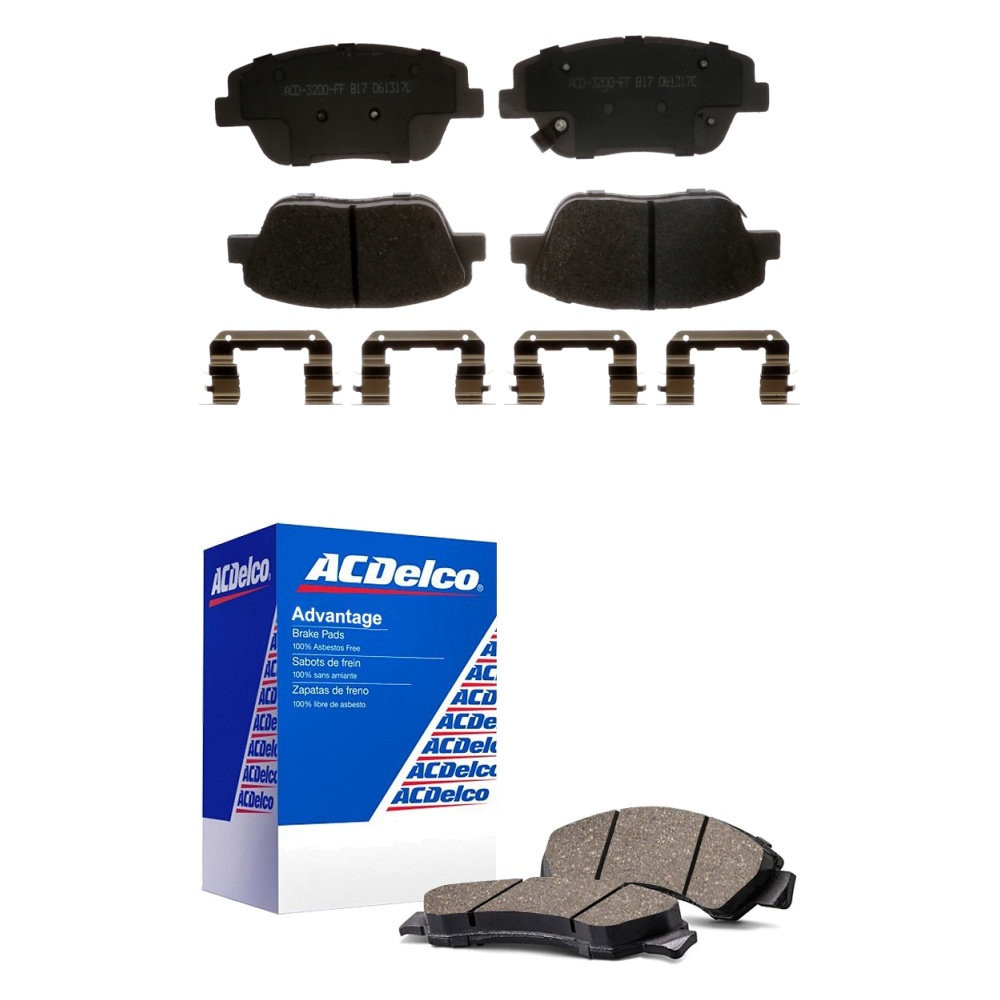 ACDelco® VS-1008-14D1444CHF1-02 - Silver™ Ceramic Front and Rear Disc ...
