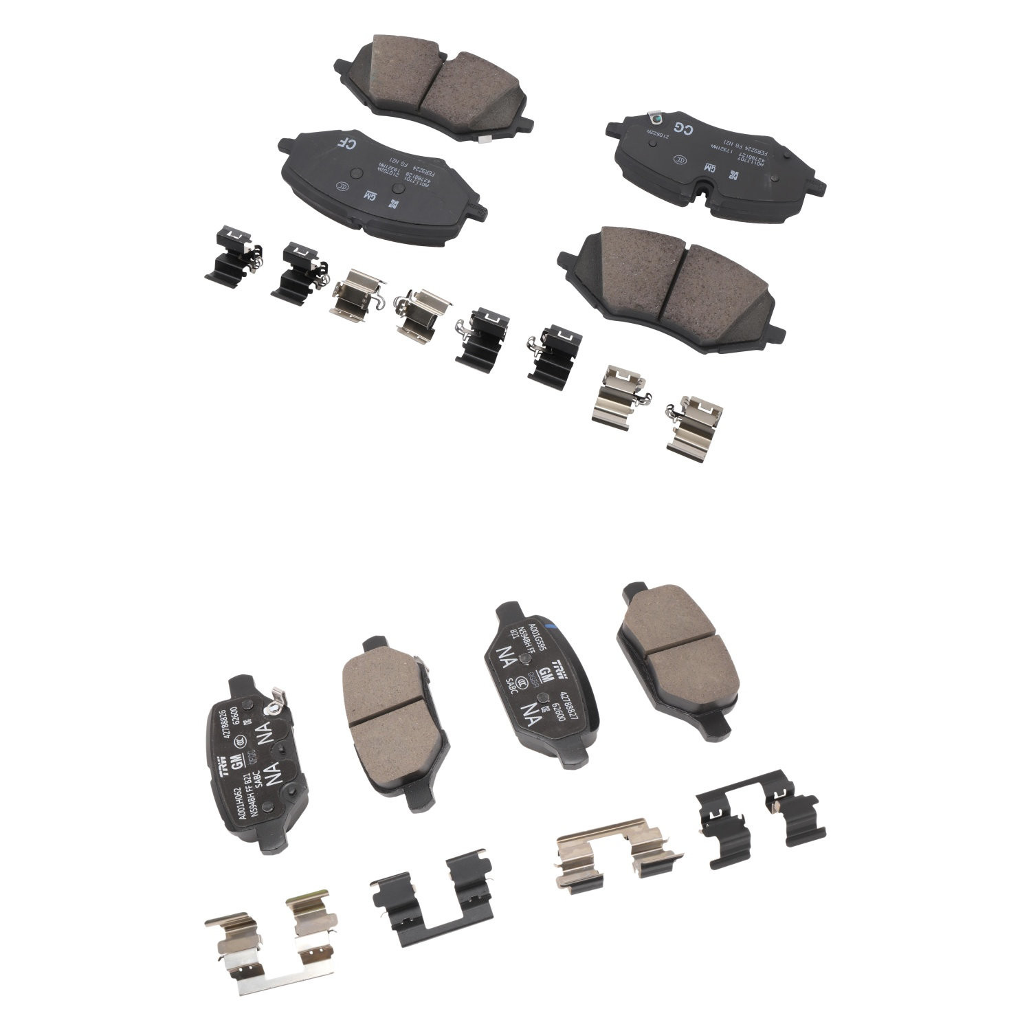 ACDelco® VS-1008-42788125 - Genuine GM Parts™ Front and Rear Disc Brake ...
