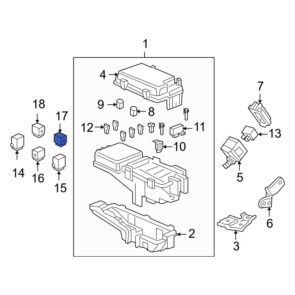 Acura OE 39794SDAA05 - Accessory Power Relay