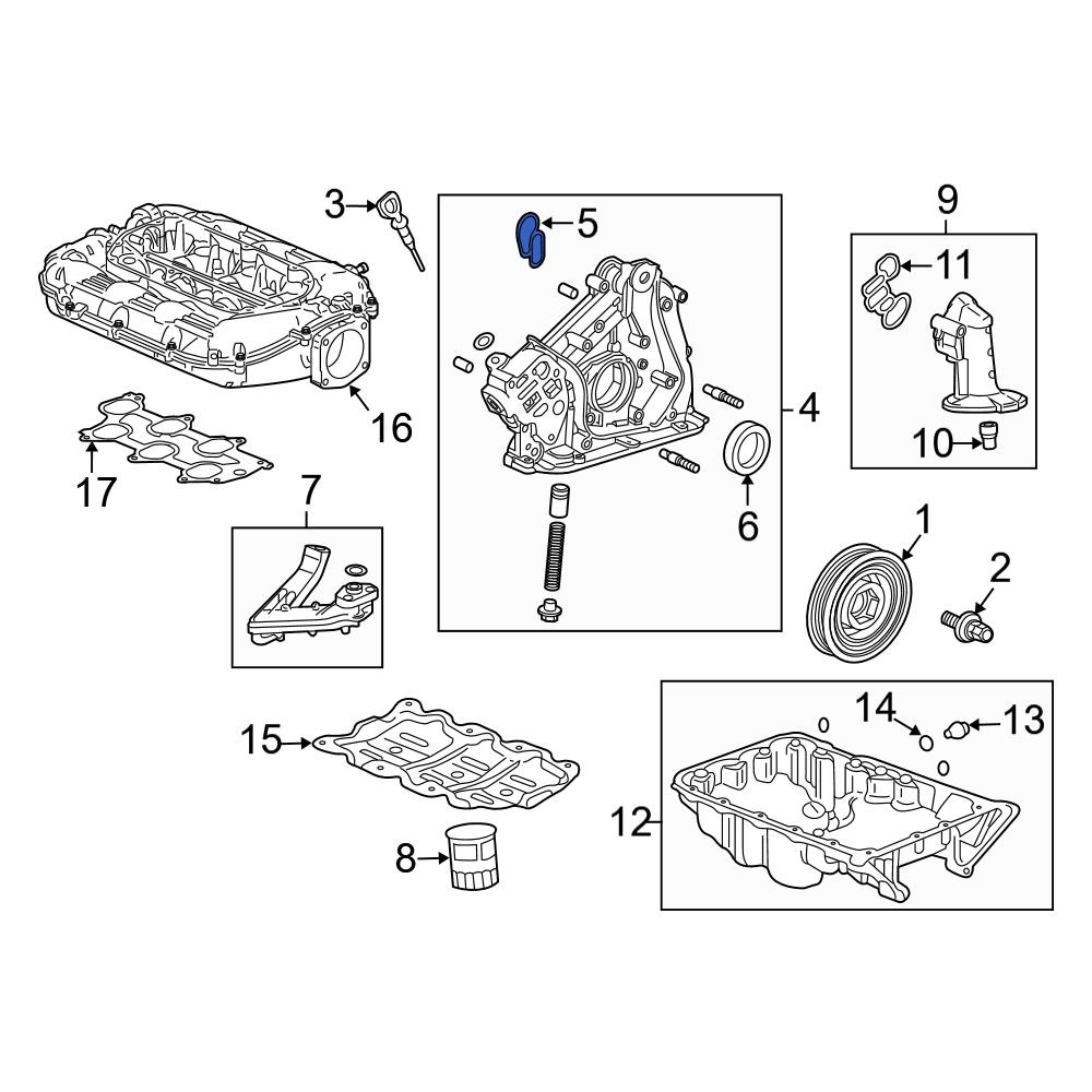 Acura OE 15115P8AA01 - Engine Oil Pump Gasket