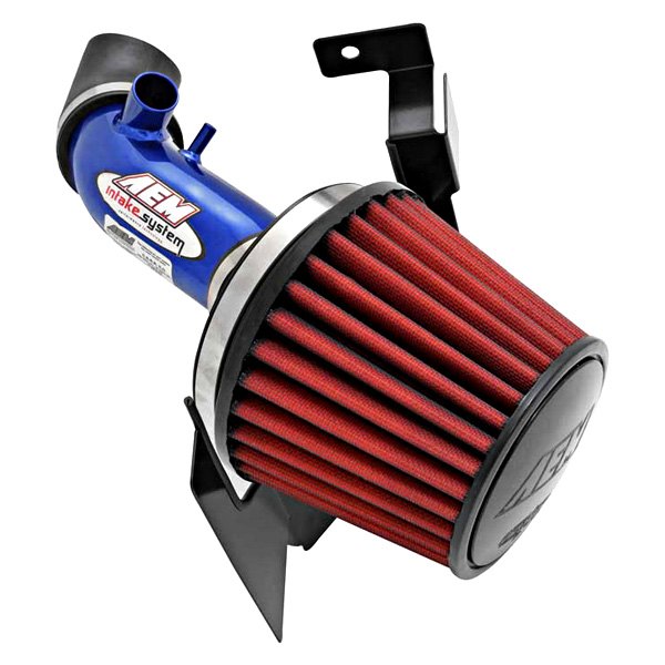 AEM Intakes® 22-435B - Aluminum Blue Short Ram Air Intake System with ...