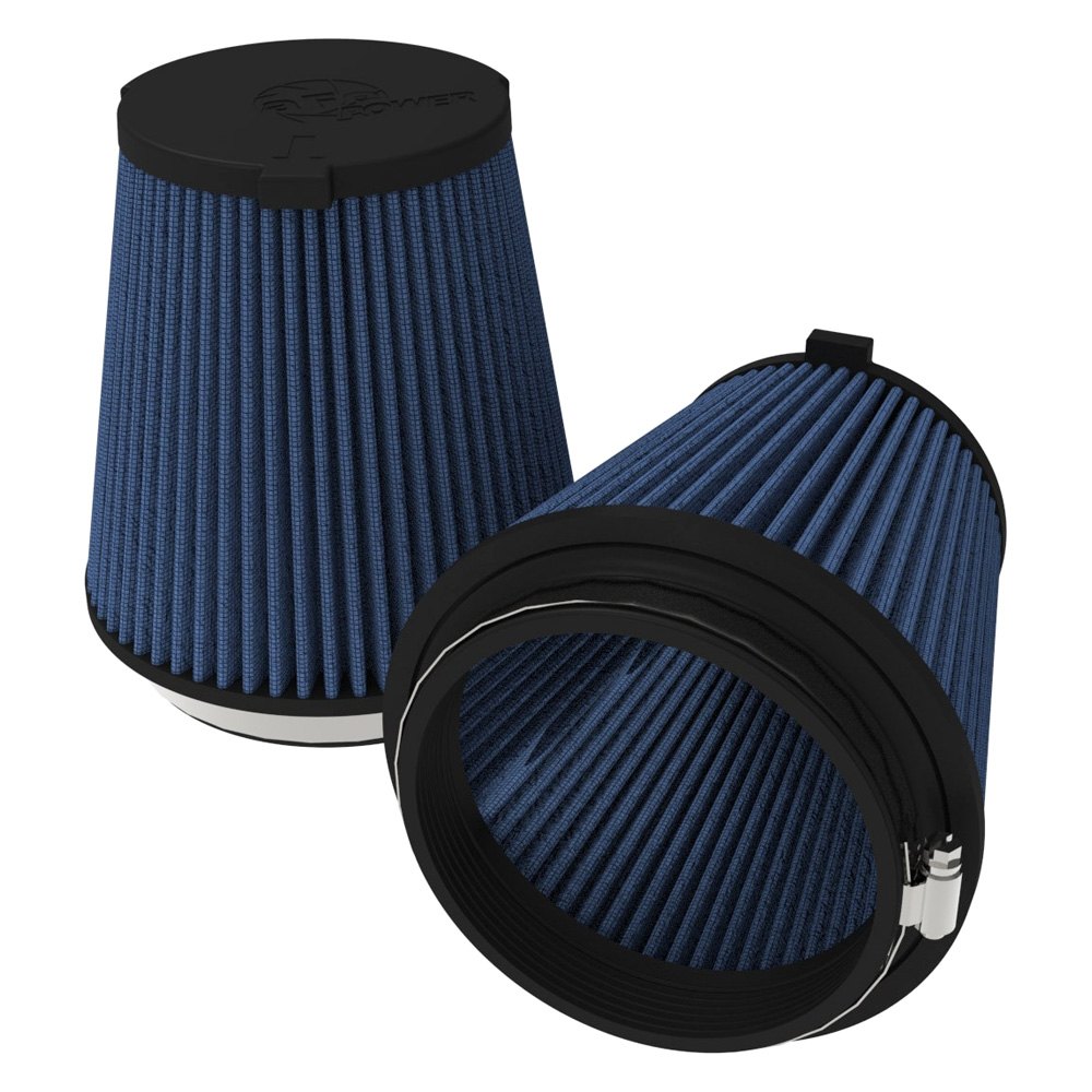 aFe® 10-10407RM - Magnum Flow® Pro 5R Round Tapered Blue Air Filter (Pair)