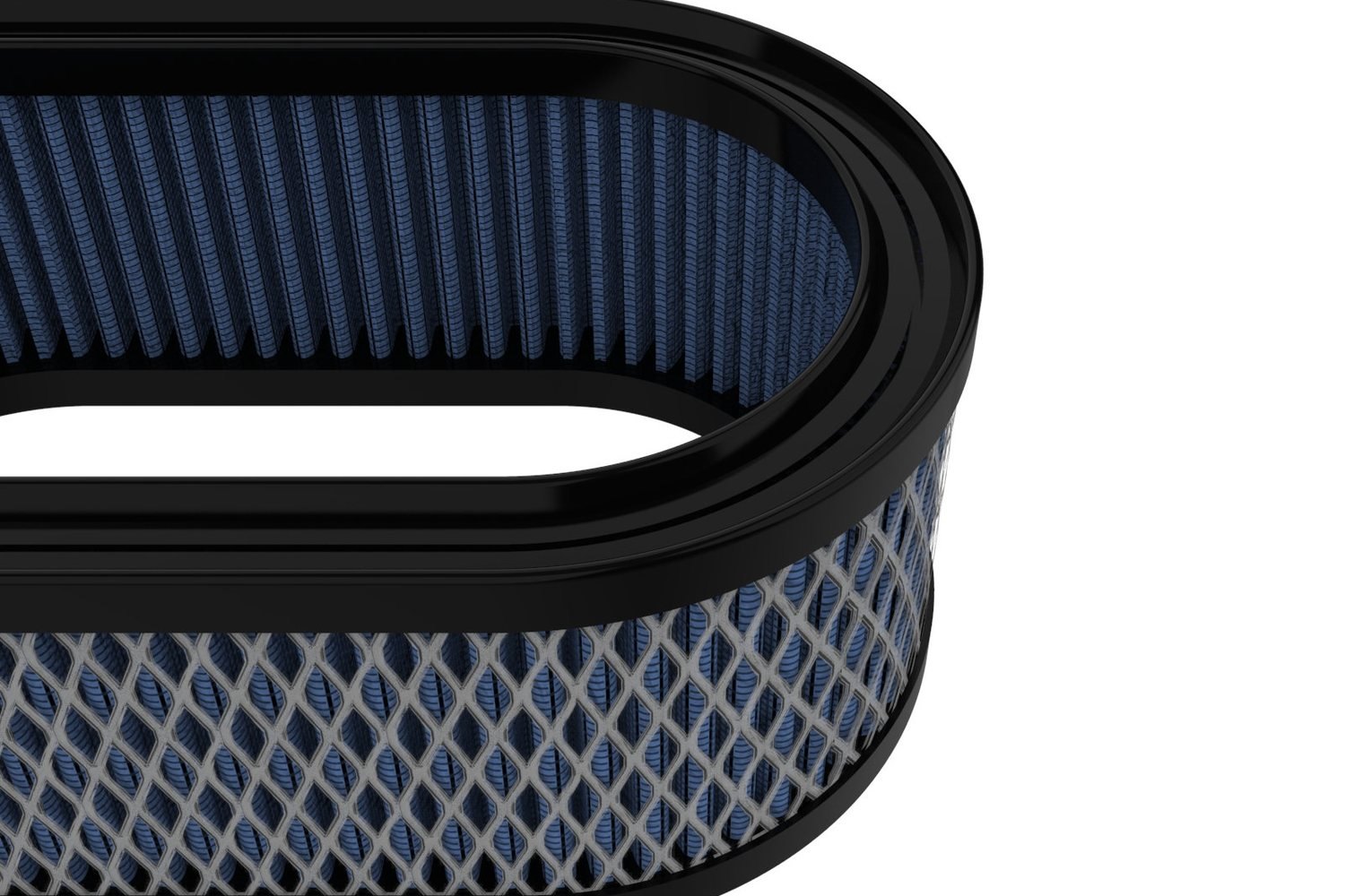 aFe® 10-90013 - Magnum Flow® Pro 5R Oval Tapered Blue Air Filter (3.25" H)