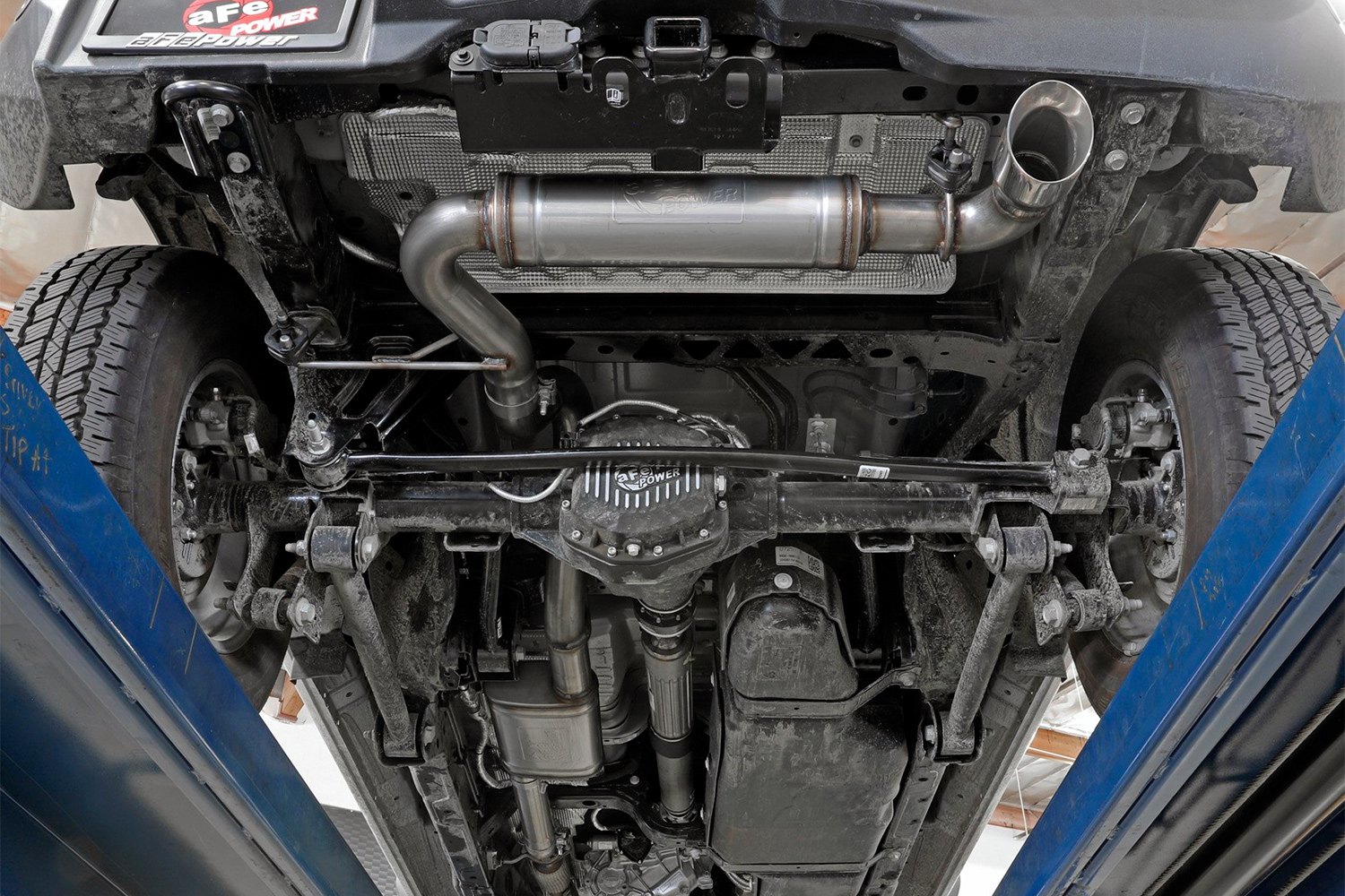 aFe® 49-43136-B - Apollo GT Series™ 409 SS Cat-Back Exhaust System with ...