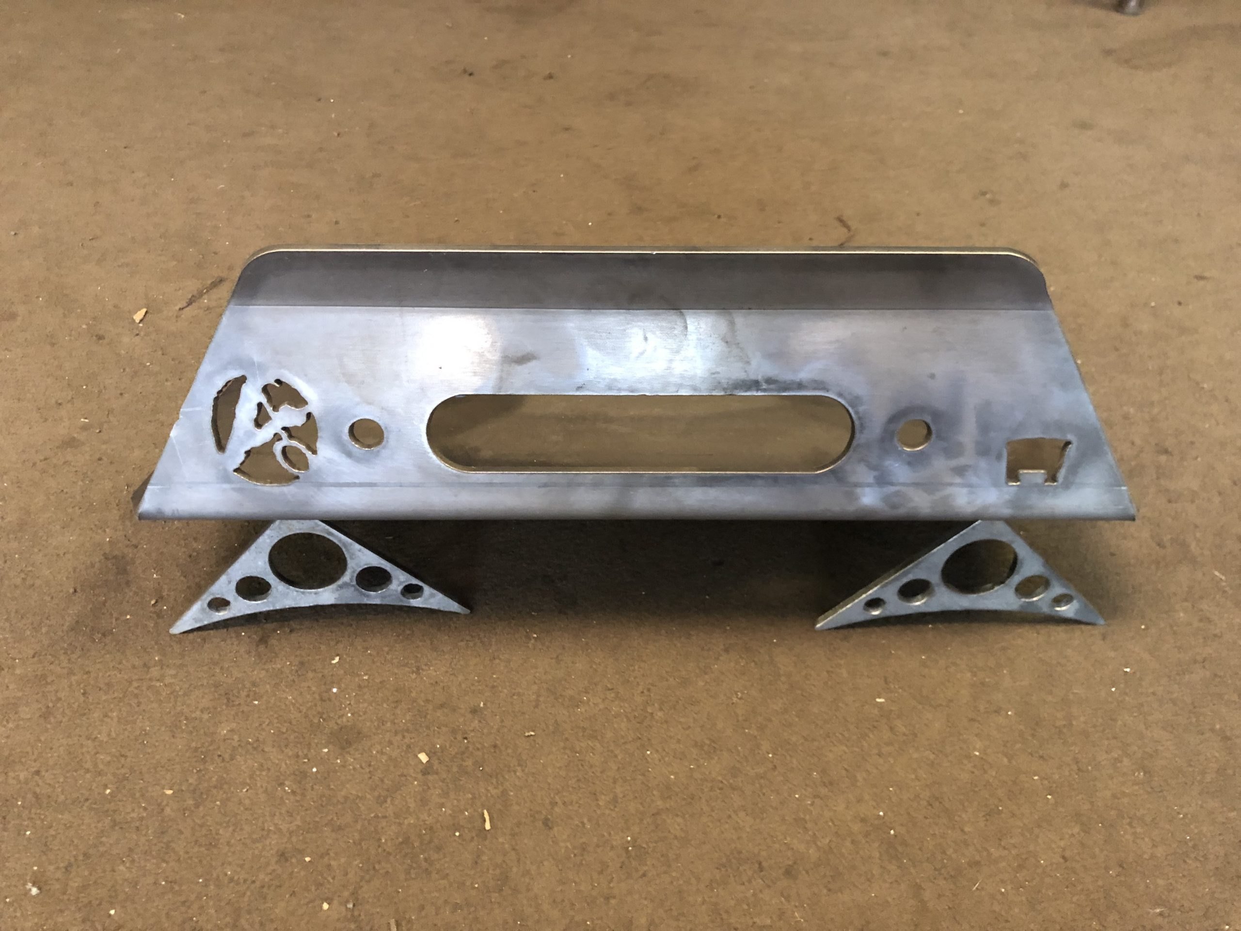 Affordable Offroad® winchplate - Affordable/Elite Raw Weld-On Winch Plate