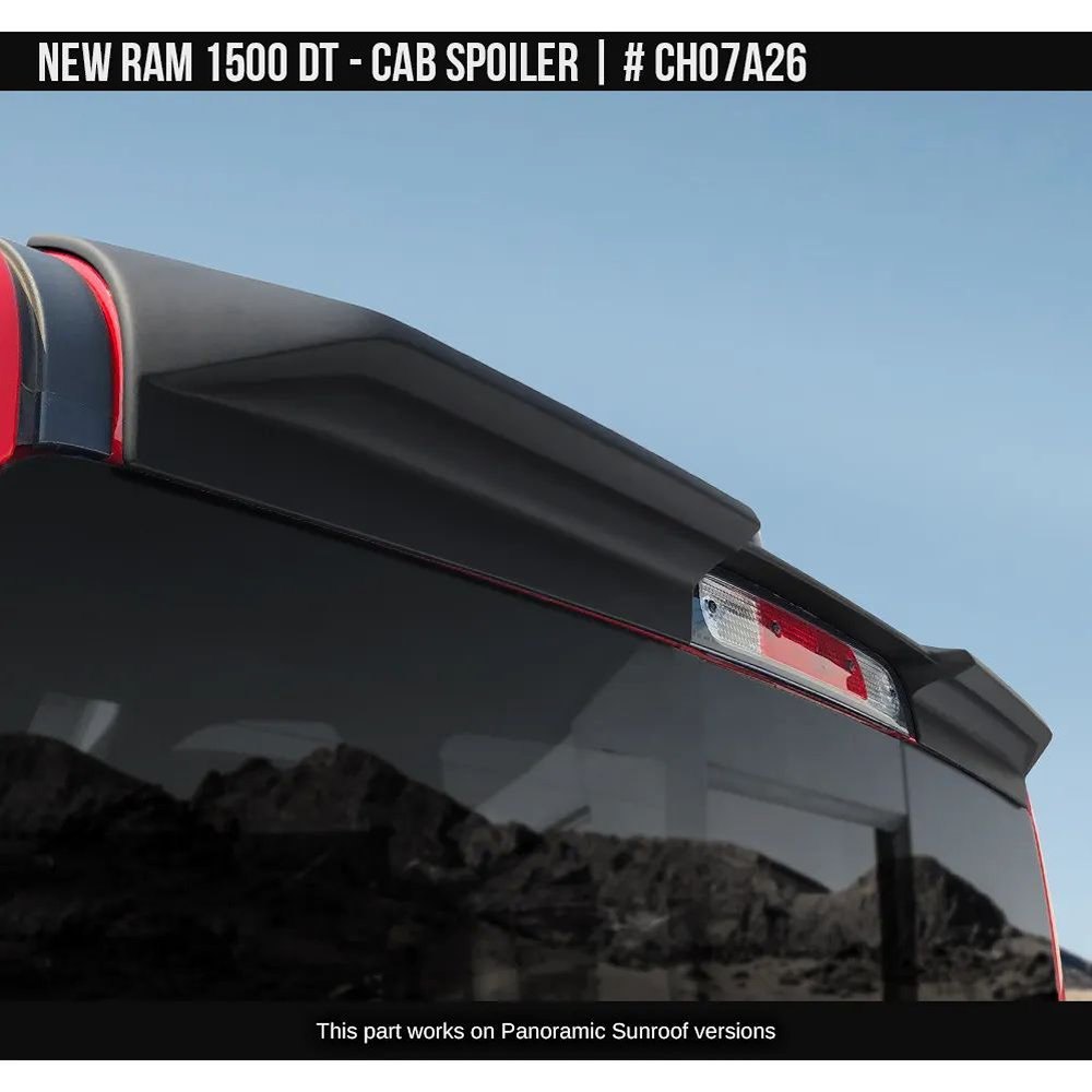 Air Design® CH07A26 - Satin Black Rear Wing Satin Black