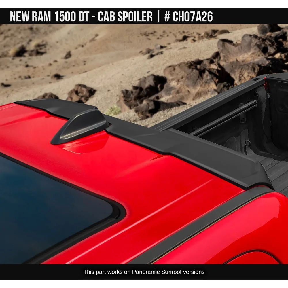 Air Design® CH07A26 - Satin Black Rear Wing Satin Black