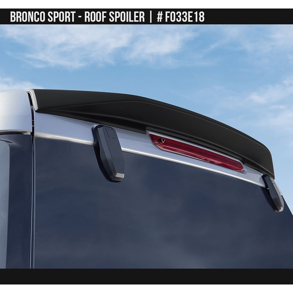 Air Design® FO33E18 - Satin Black Rear Roof Spoiler