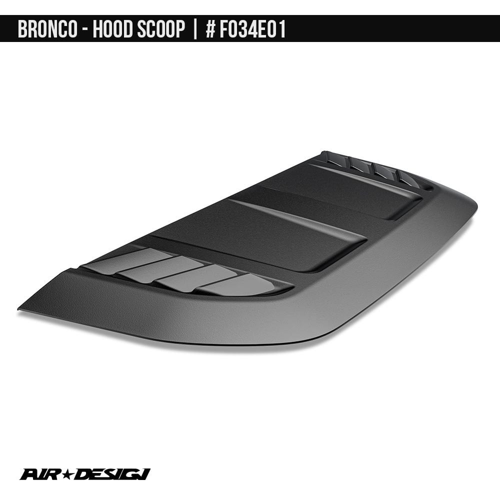 Air Design® FO34B98 - Smooth-Grain Textured Black Off-Road Body Kit