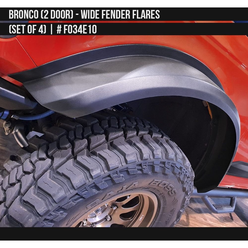 Air Design® FO34B98 - Smooth-Grain Textured Black Off-Road Body Kit