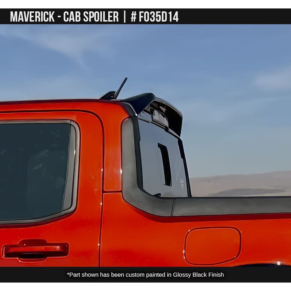 Air Design® FO35D14 - Satin Black Rear Cab Spoiler