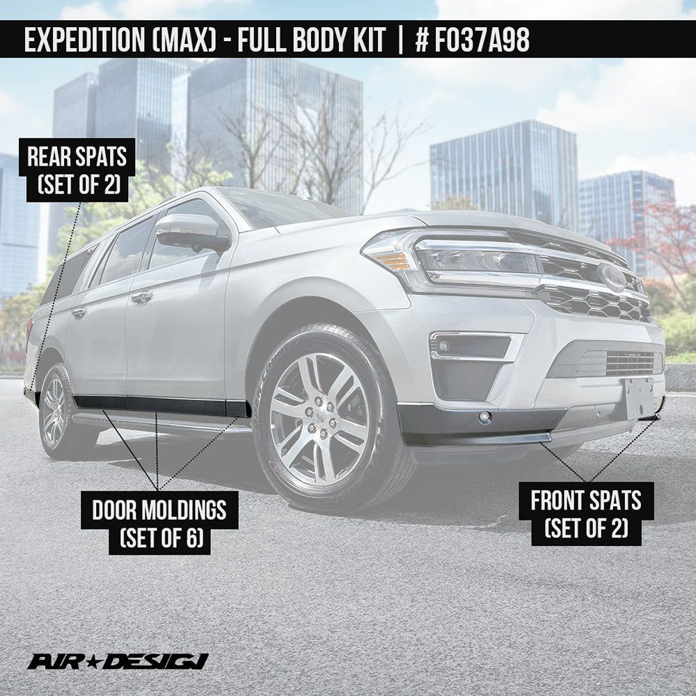 Air Design® FO37A98 - Satin Black Body Kit