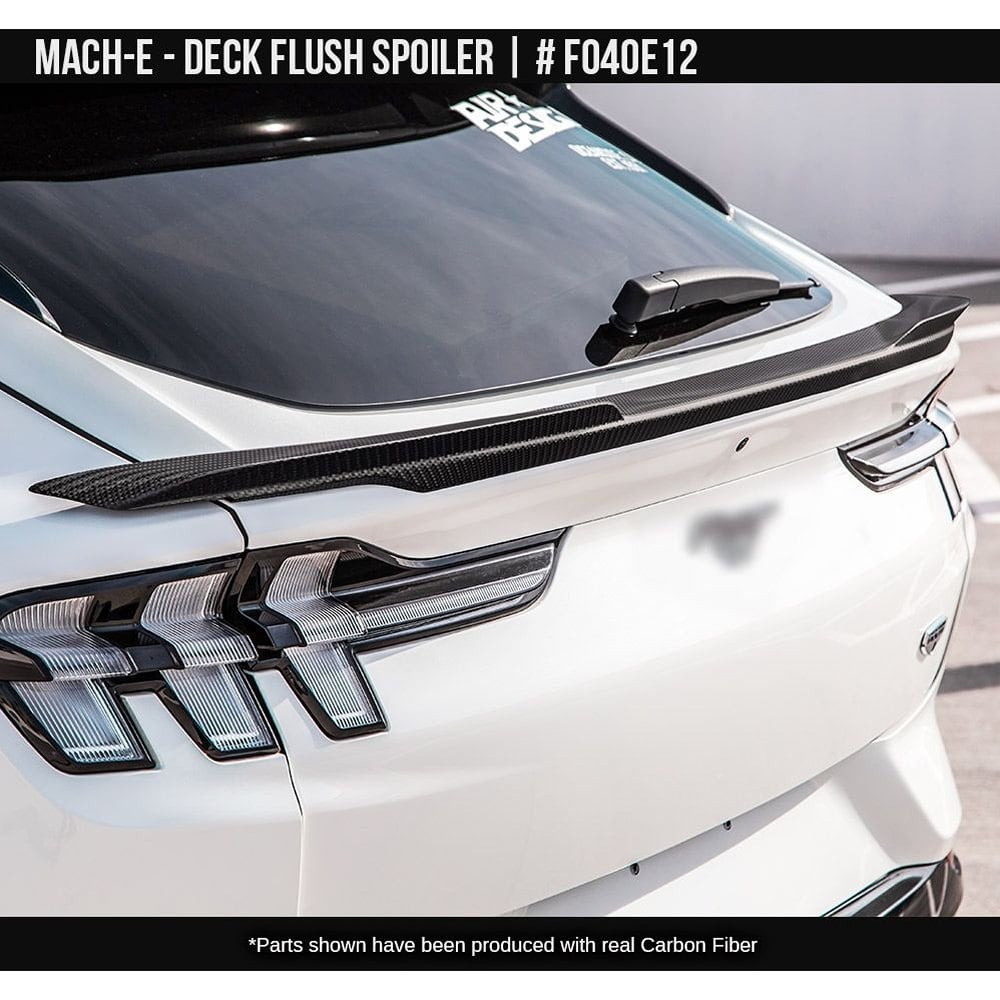 Air Design® FO40E12 - Satin Black Rear Wing Satin Black