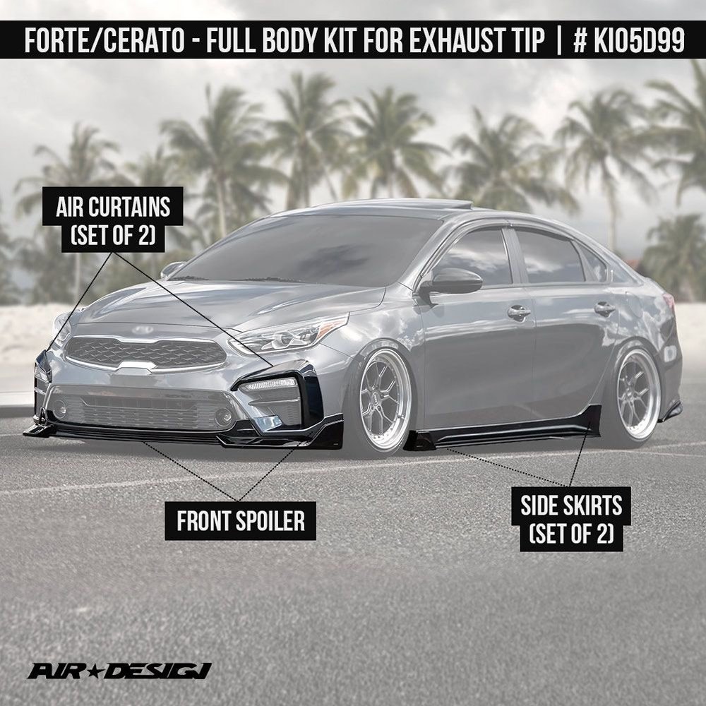 Air Design® KI05D99 - Body Kit (Unpainted)