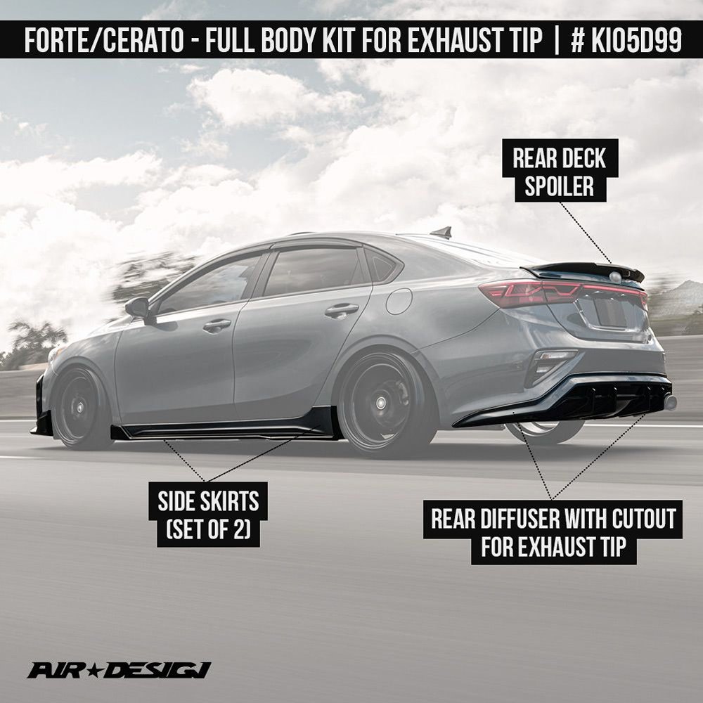 Air Design® KI05D99 - Body Kit (Unpainted)