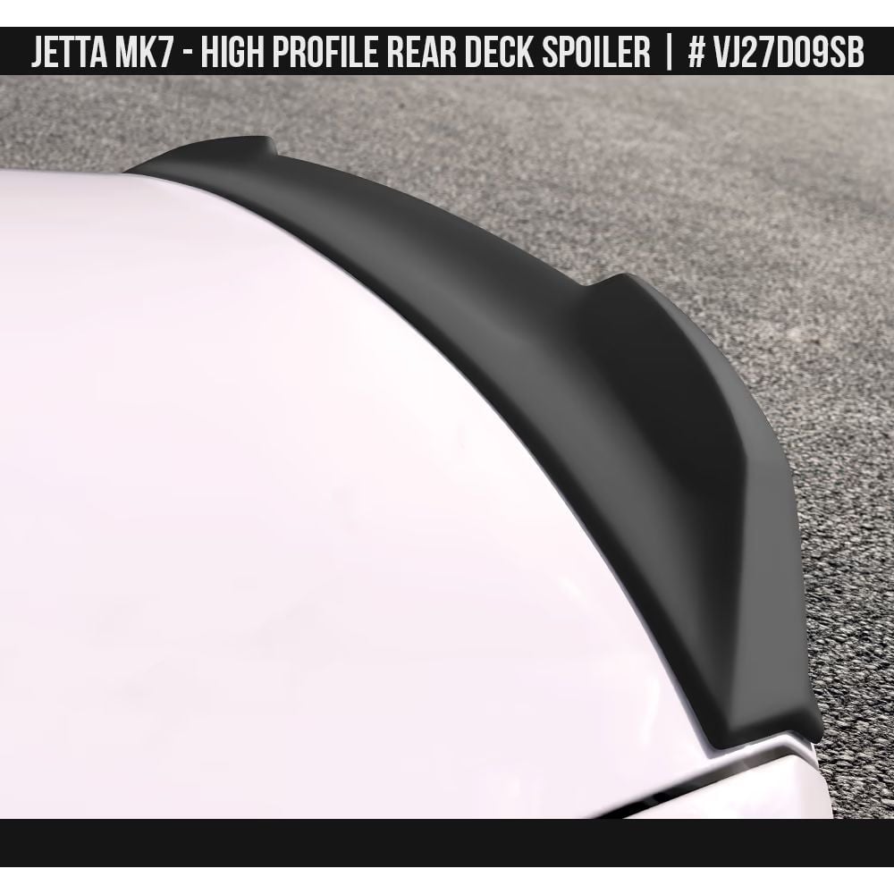Air Design® VJ27D09SB - High Profile Rear Spoiler (Unpainted)