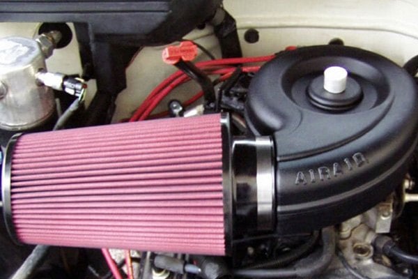 AIRAID® - Jr. Round Red Intake Kit with SynthaFlow® Air Filter and ...