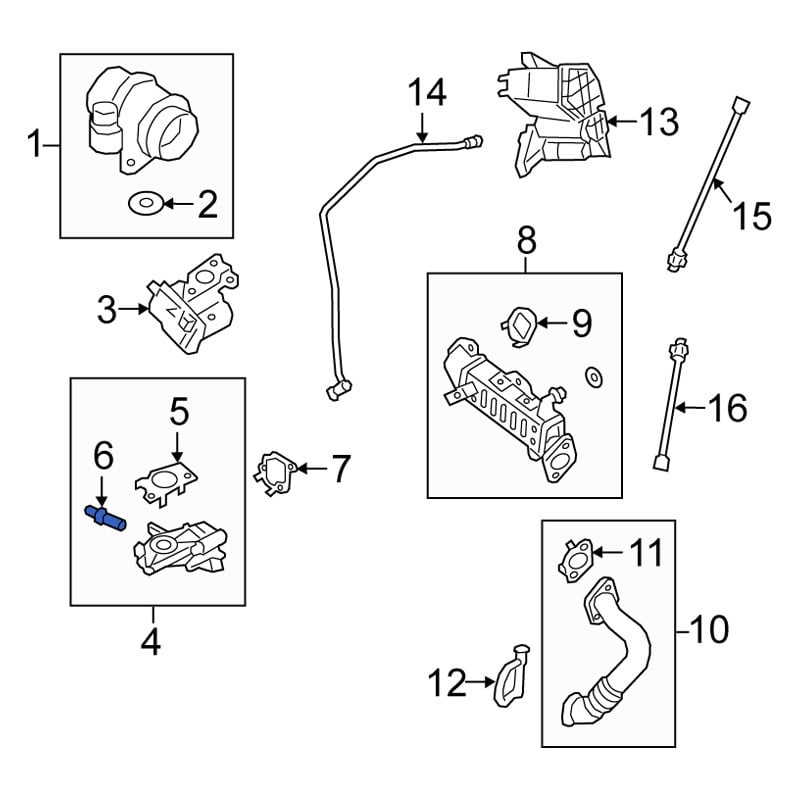 Alfa Romeo OE 68142905AB - Exhaust Gas Temperature (EGT) Sensor