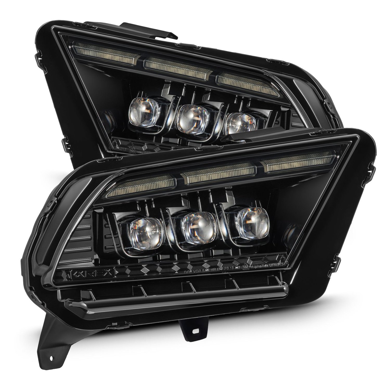 AlphaRex® AHL-FM13-N-B - NOVA-Series Driver and Passenger Side Black ...