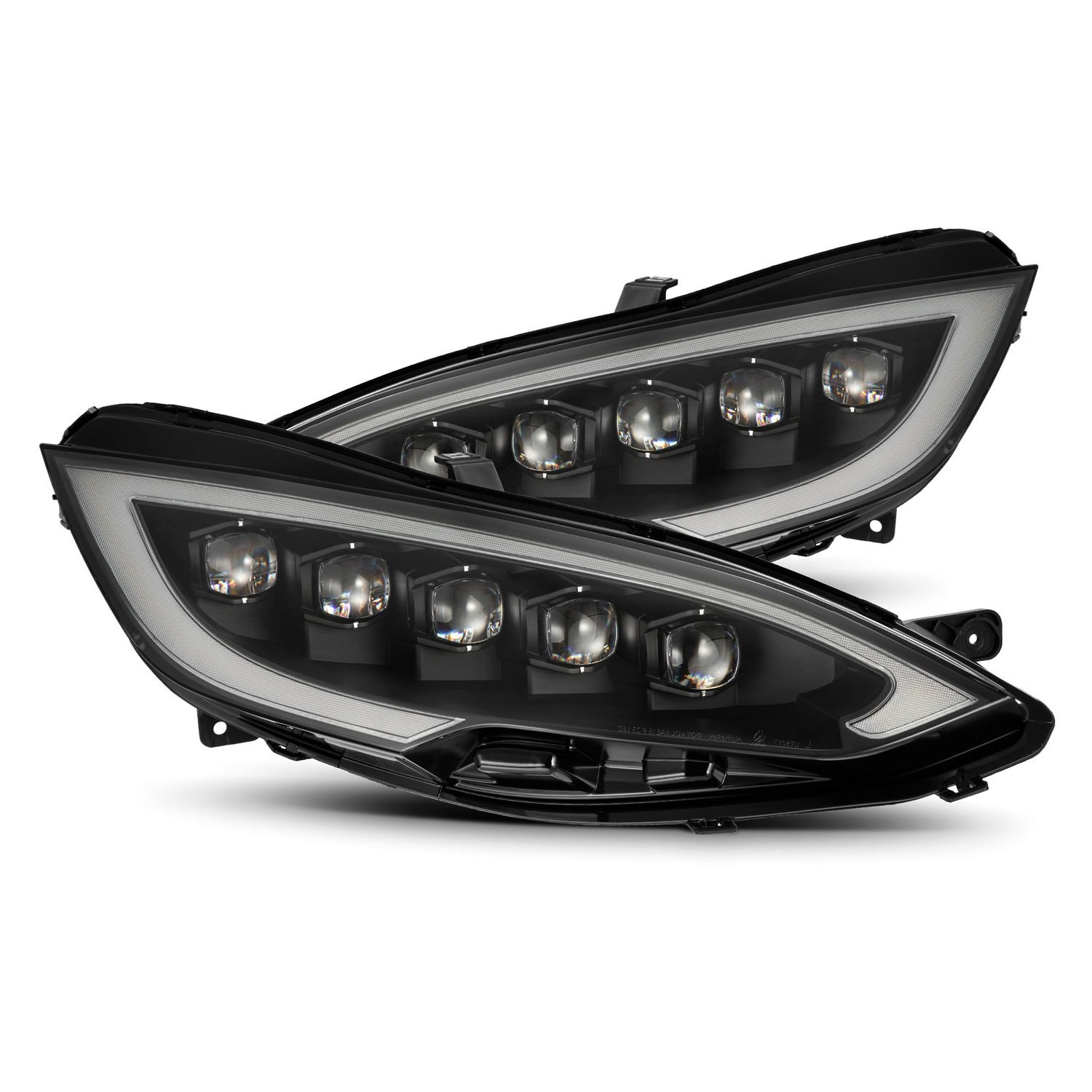 AlphaRex® 880877 - NOVA-Series Black Sequential DRL Bar Projector LED ...