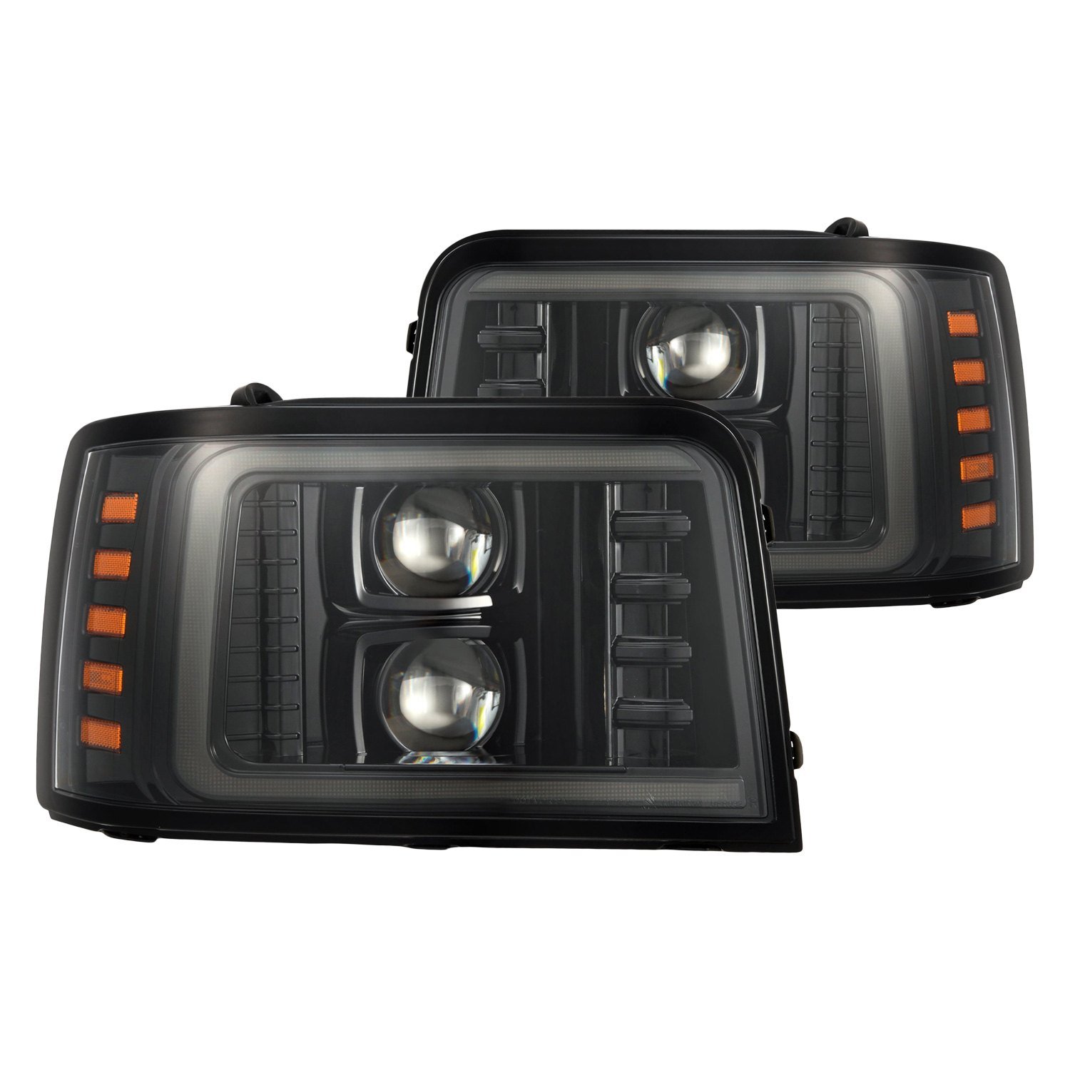 AlphaRex® AHL-FD92-P-S-FLB - PRO-Series Driver and Passenger Side Alpha ...