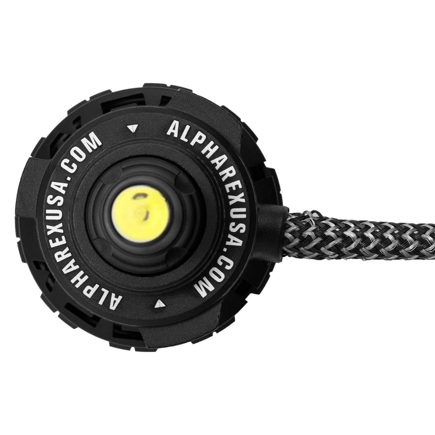 AlphaRex® ALB-9006-B - Black Ammo Panoramic LED Conversion Kit (9006, White)