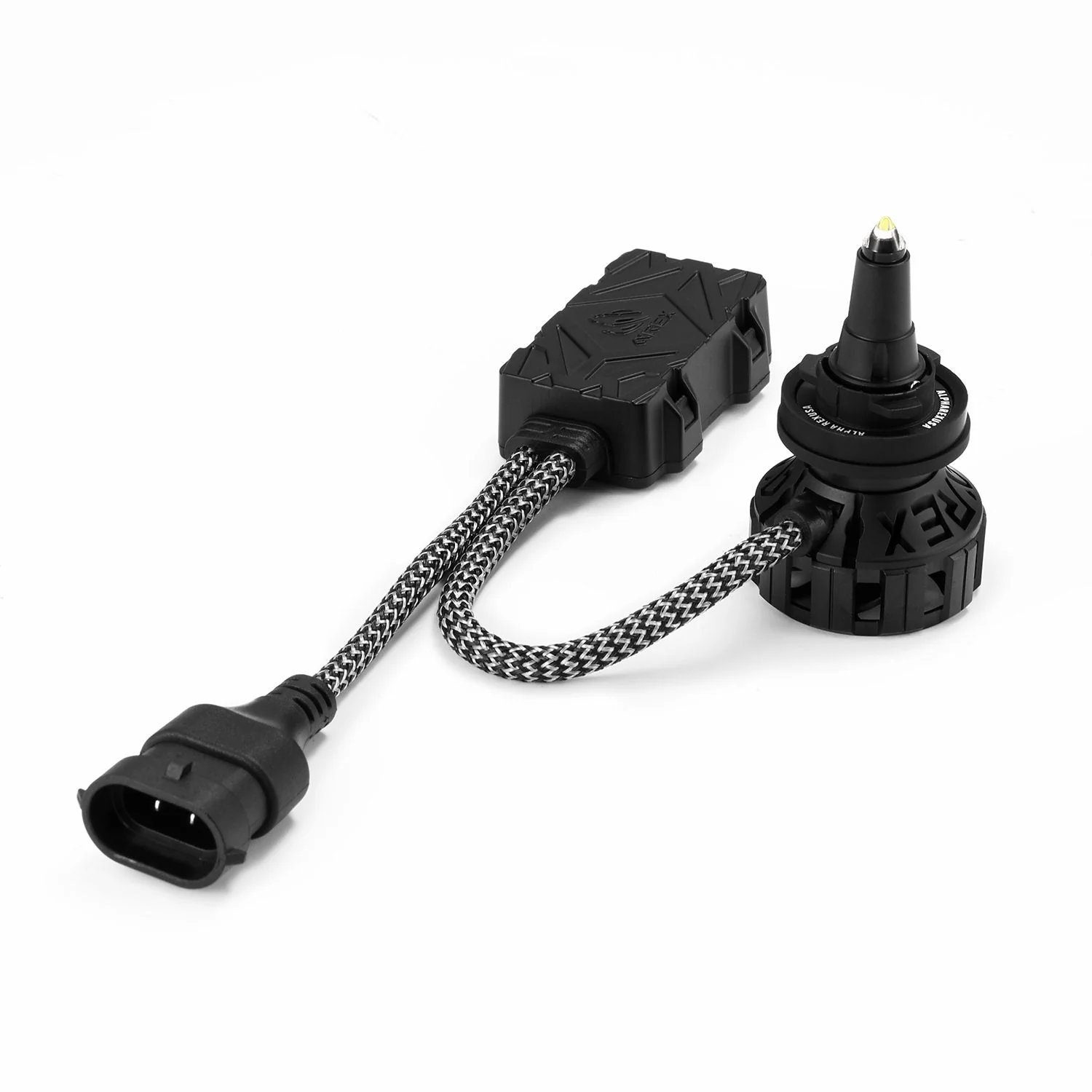 AlphaRex® ALB-H11-B - Black Ammo Panoramic LED Conversion Kit (H11, White)