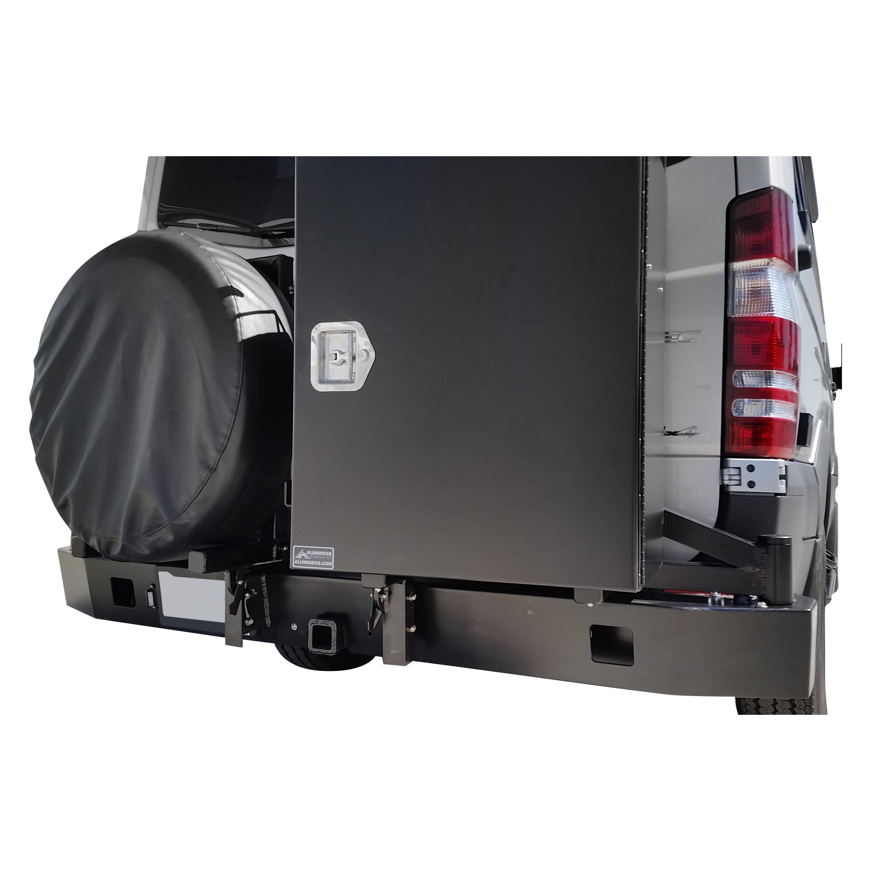 Aluminess® - Mercedes Sprinter 2012 Slimline Full Width Black Rear HD ...