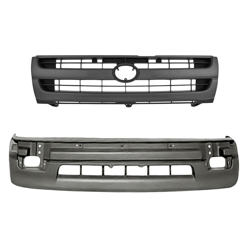 Alzare® BNDL-223367 - 2-Piece (Front Bumper Cover, Grille) (Standard Line)