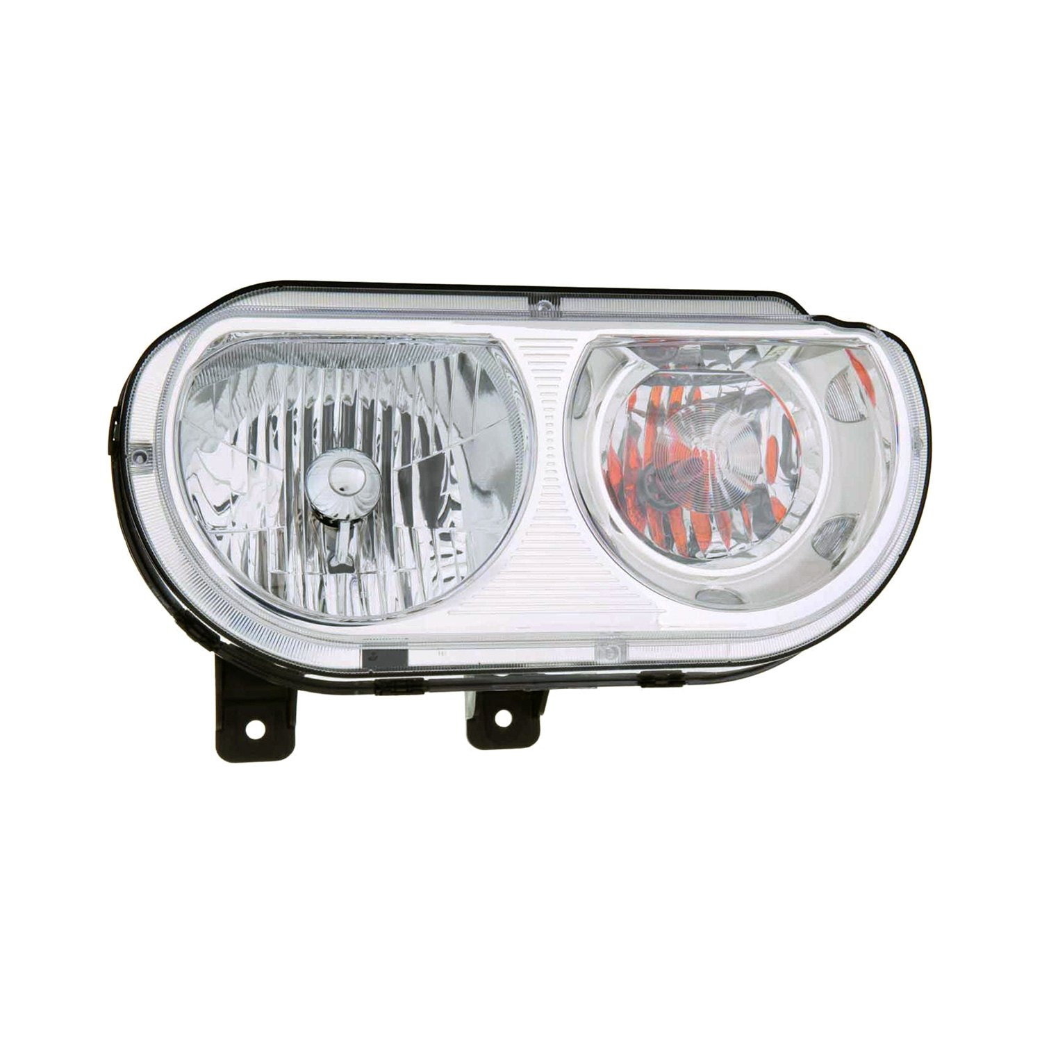 Alzare® CH2519137C - Passenger Side Replacement Headlight (CAPA Certified)