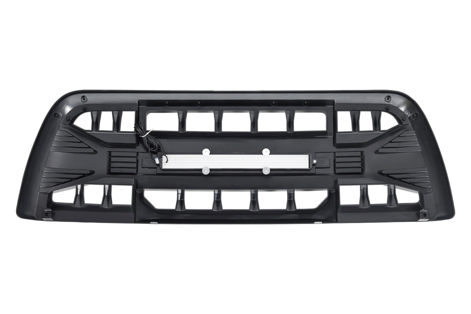 AM Off-Road® AMDEBA00146 - 1-Pc Armor Style Matte Black Main Grille ...