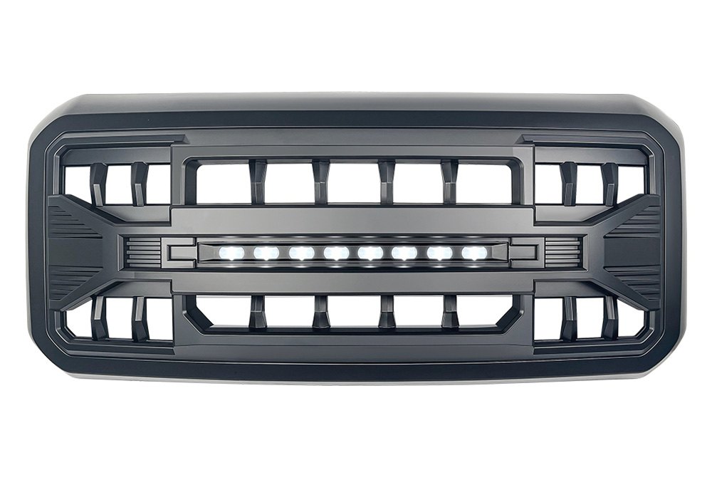 AM Off-Road® AMFMFA00105 - 1-Pc Armor Style Matte Black Main Grille ...