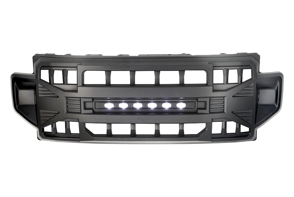 AM Off-Road® AMFMFA00119 - 1-Pc Armor Style Matte Black Main Grille ...