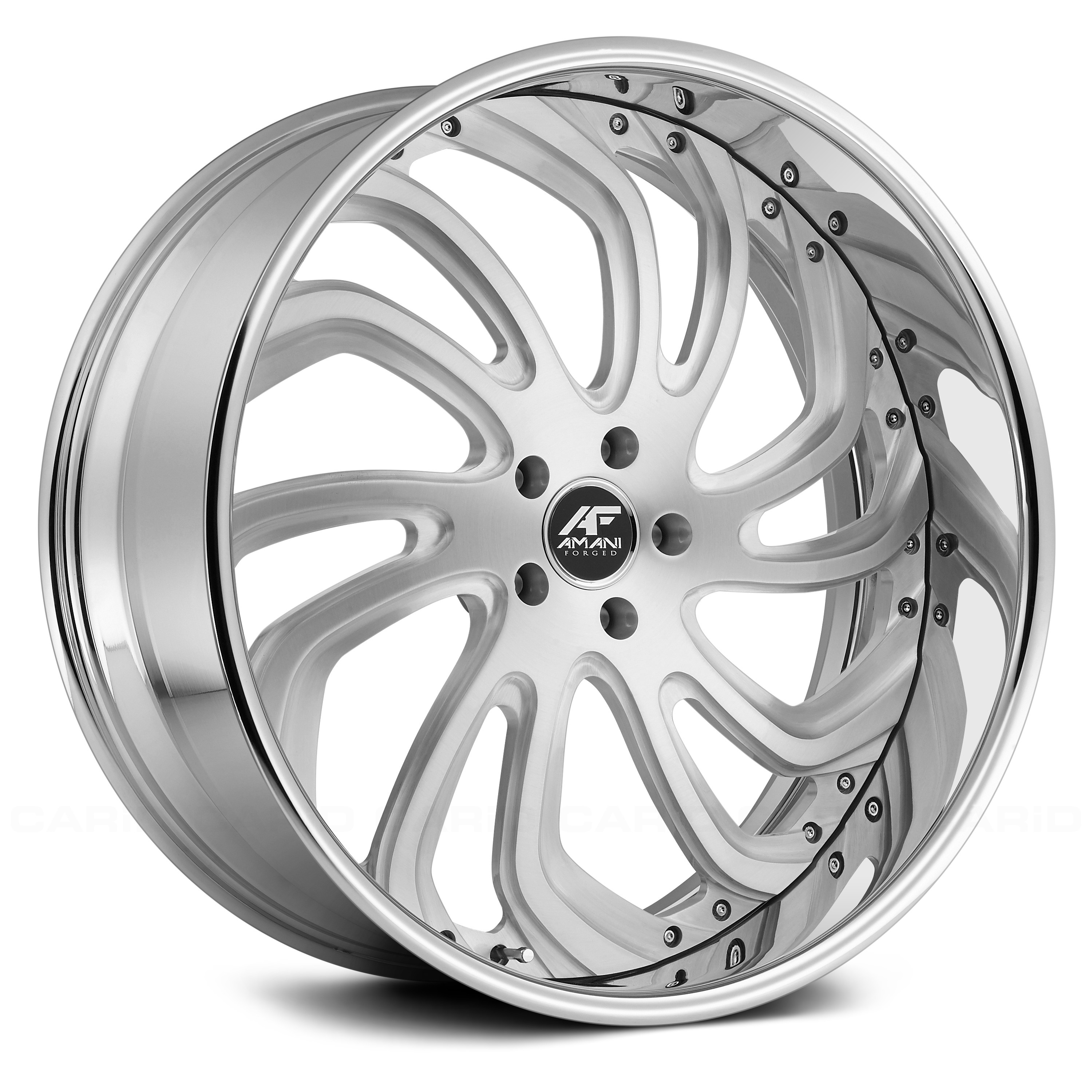 AMANI FORGED® ADVANITY 2PC Wheels - Custom Finish with Chrome Lip Rims