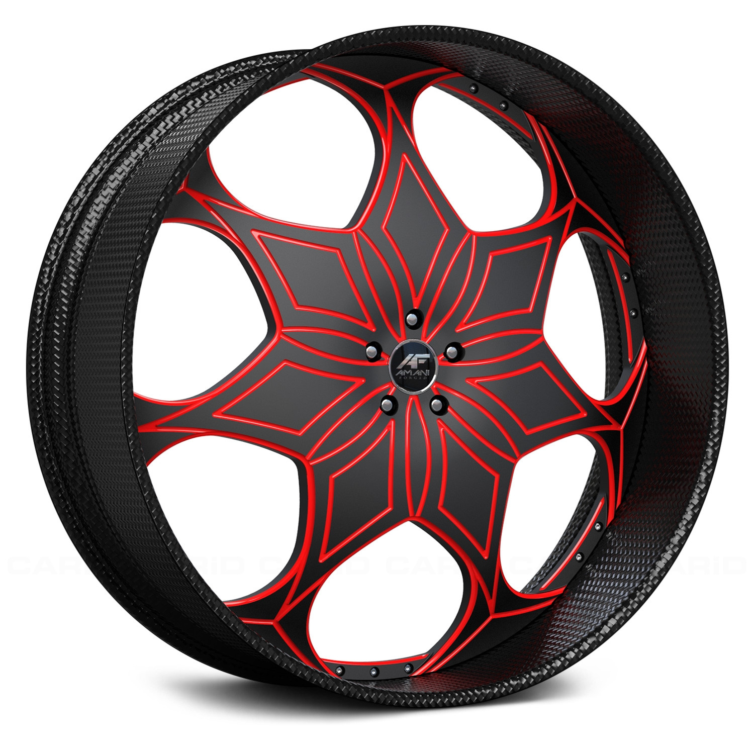 AMANI FORGED® AVIDA 2PC Wheels - Custom Finish with Chrome Lip Rims