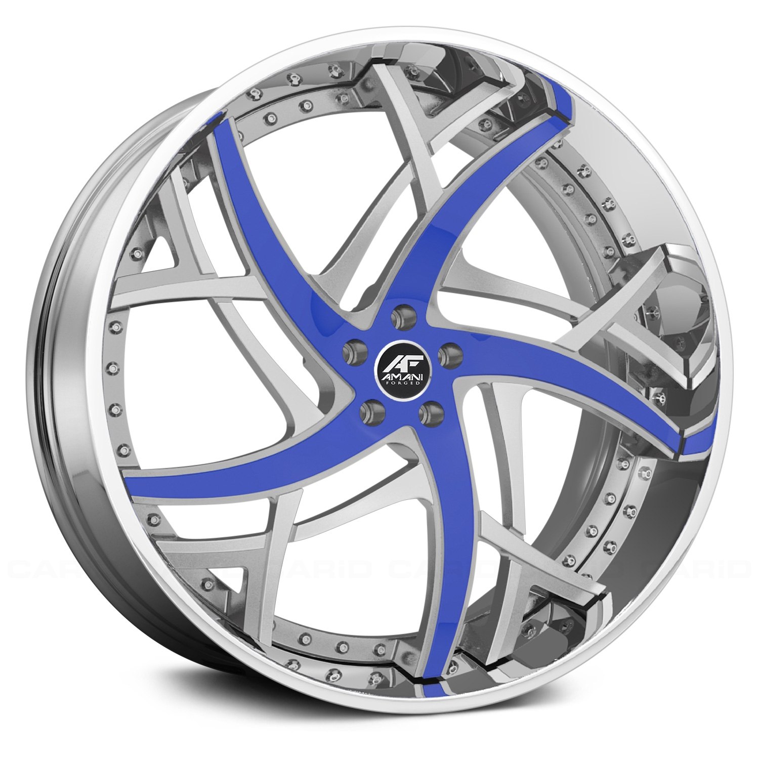 AMANI FORGED® LIMITED 2PC Wheels - Custom Finish with Chrome Lip Rims