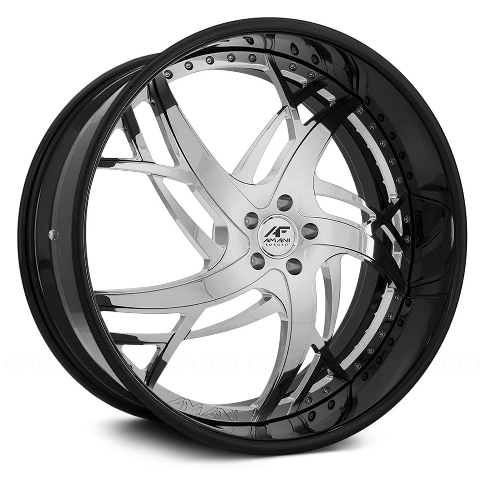 AMANI FORGED® LIMITED 2PC Wheels - Custom Finish with Chrome Lip Rims