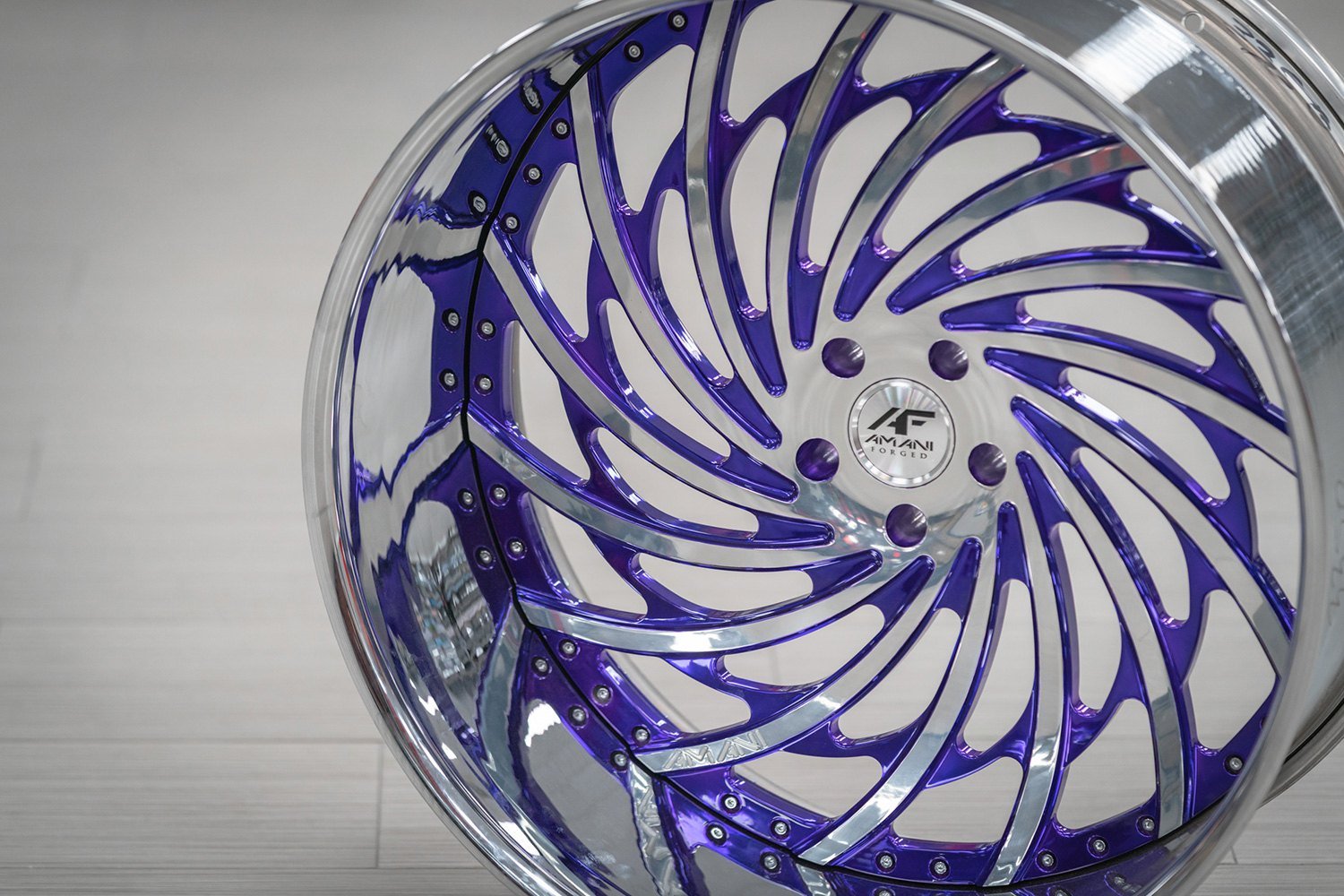 AMANI FORGED® MEZZA 2PC Wheels - Custom Finish with Chrome Lip Rims