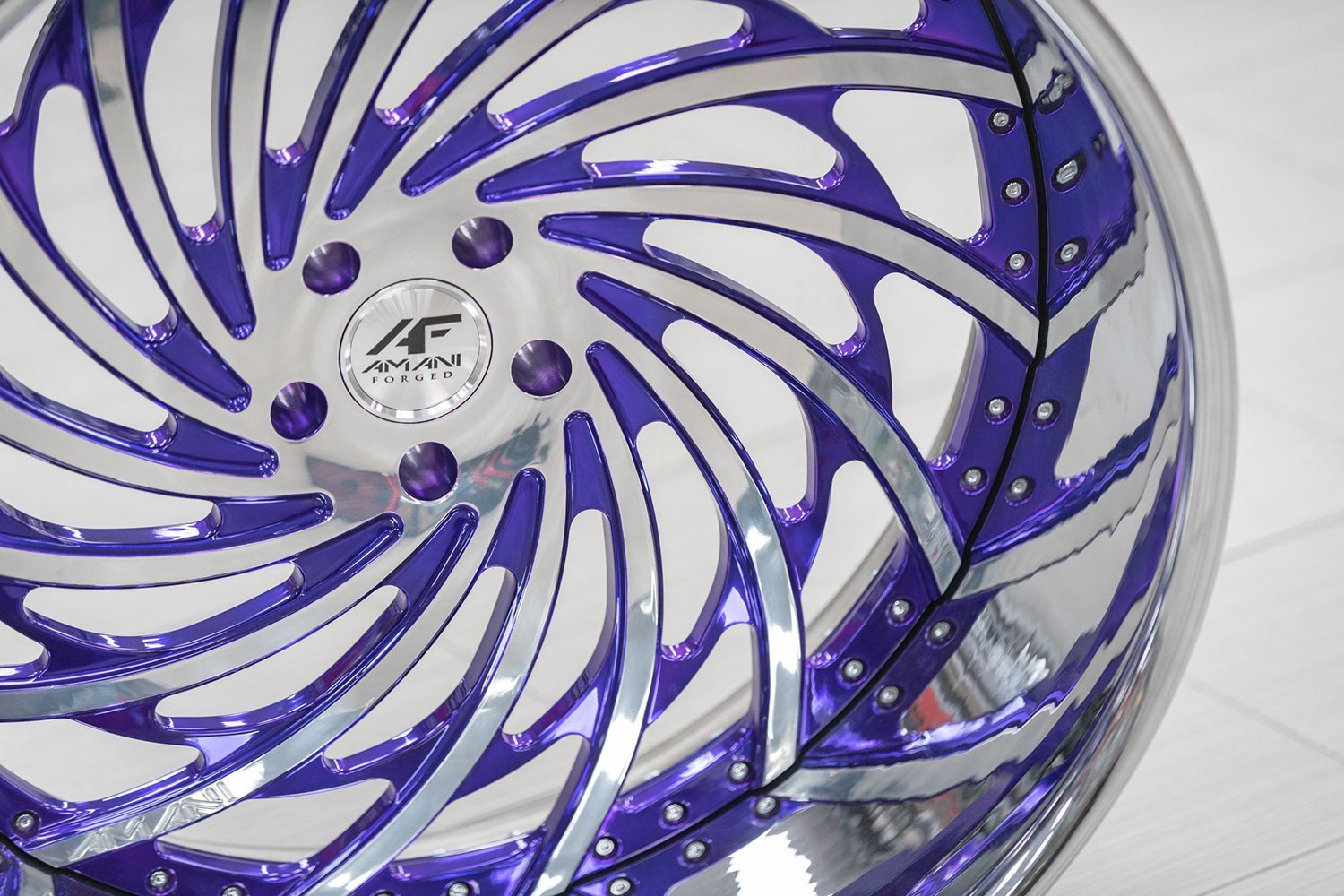 AMANI FORGED® MEZZA 2PC Wheels - Custom Finish with Chrome Lip Rims