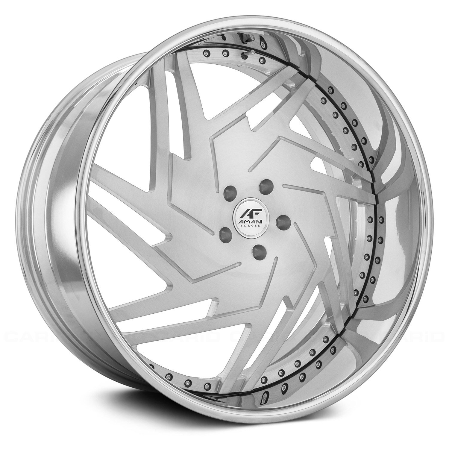AMANI FORGED® MOSA 2PC Wheels - Custom Finish with Chrome Lip Rims