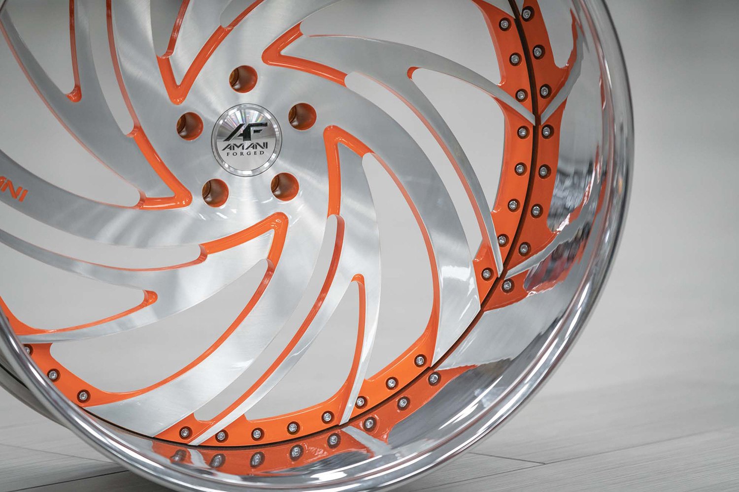 AMANI FORGED® QUANDO 2PC Wheels - Custom Finish with Chrome Lip Rims