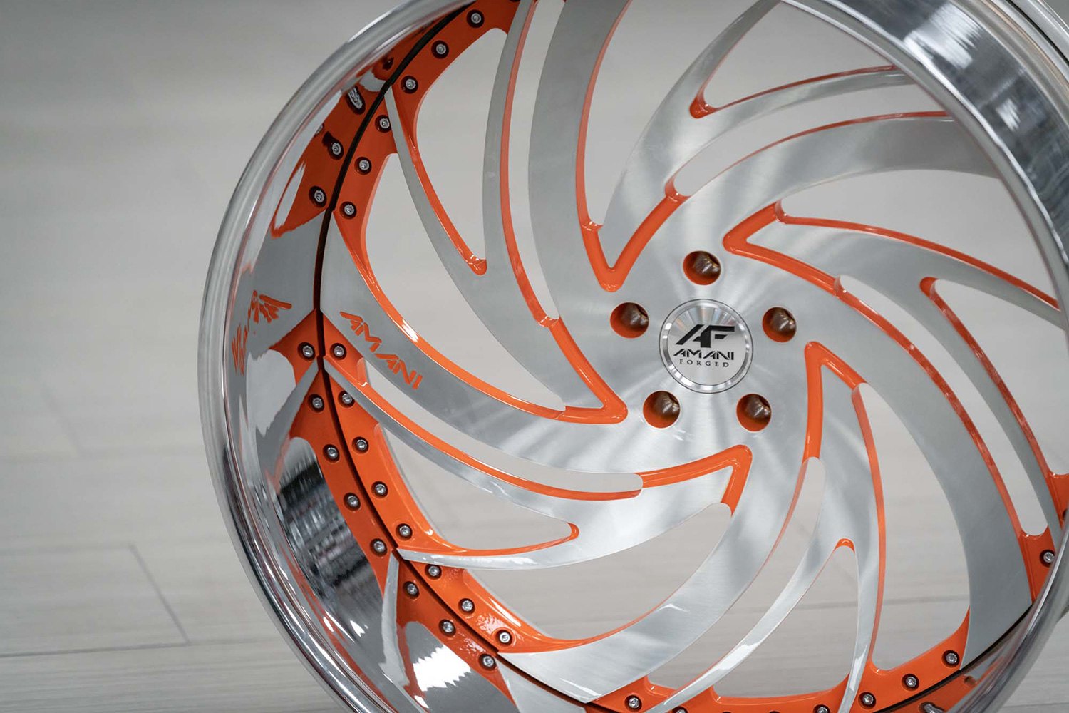 AMANI FORGED® QUANDO 2PC Wheels - Custom Finish with Chrome Lip Rims