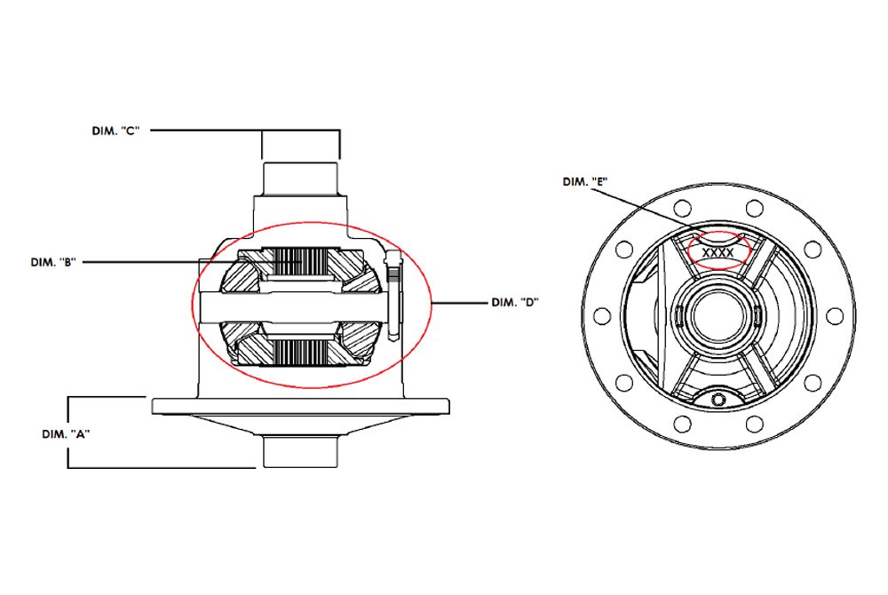 American Axle® 40099548 - Differential Case with Traction Enhancing